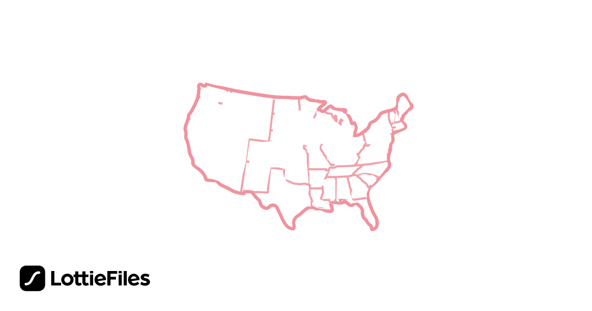 Free USA map animation Animation by nachomuar | LottieFiles
