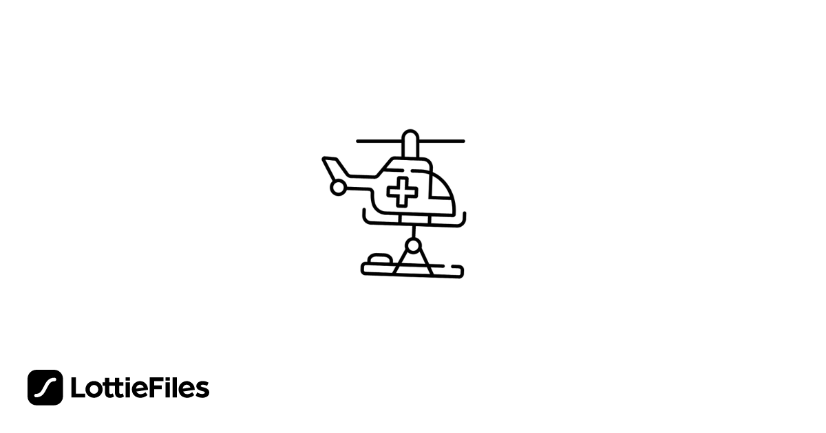 Free Helicopter icon animation Animation by Poritos Roy | LottieFiles
