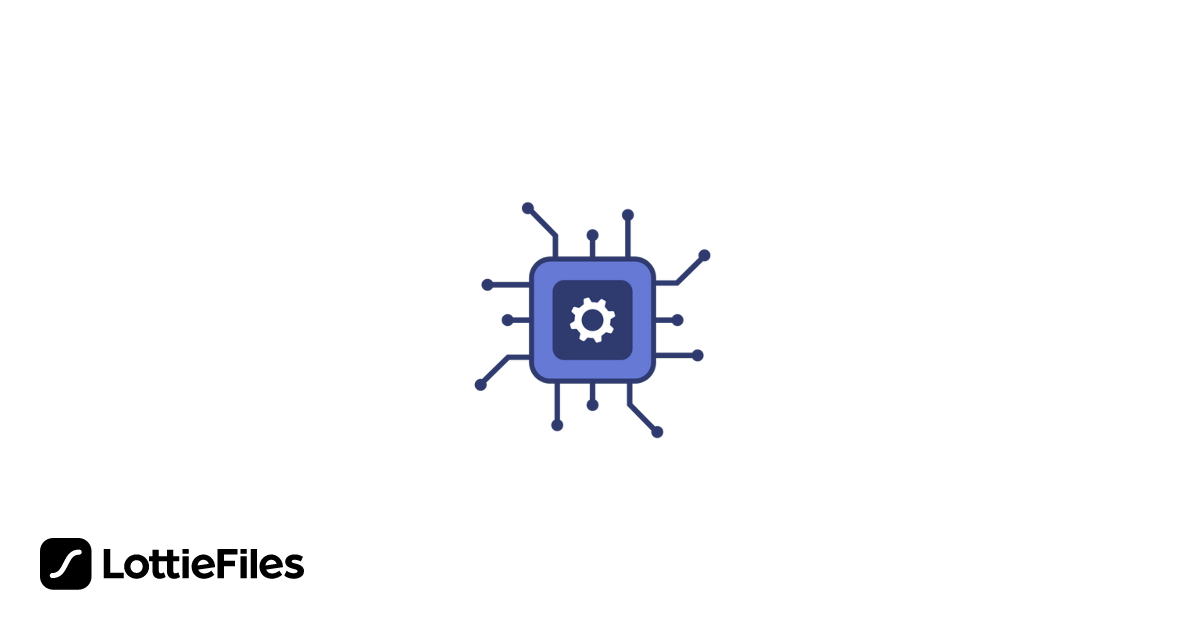 Free Artificial Intelligence Chip Animation by Bilal | LottieFiles