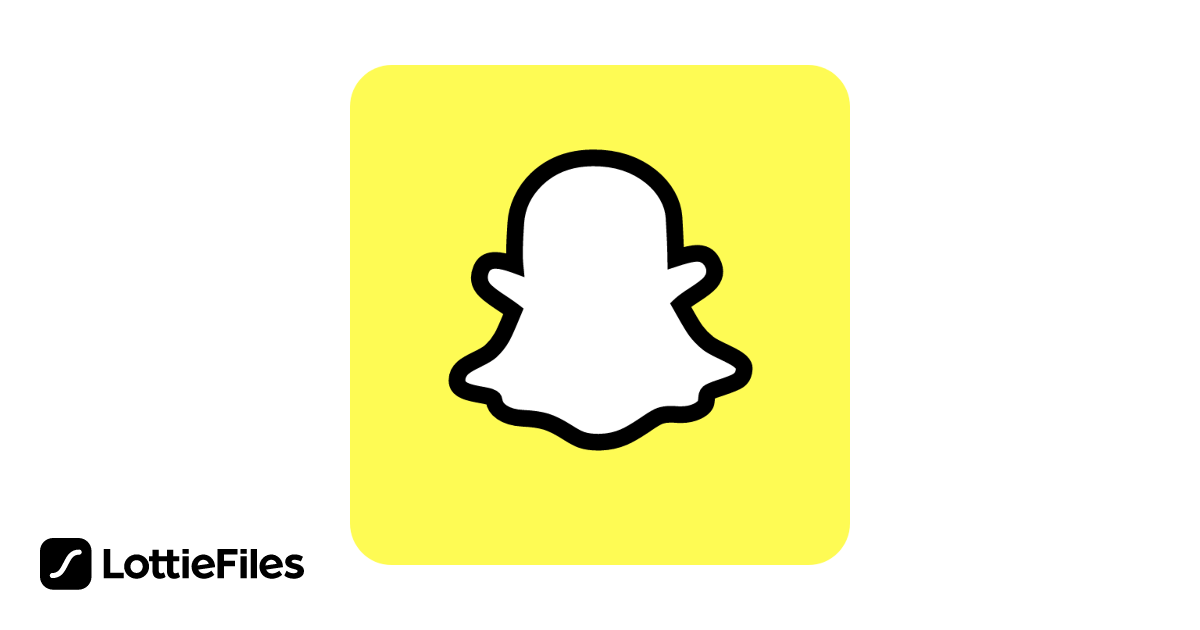 Free Snapchat Icon Animation by Peter | LottieFiles