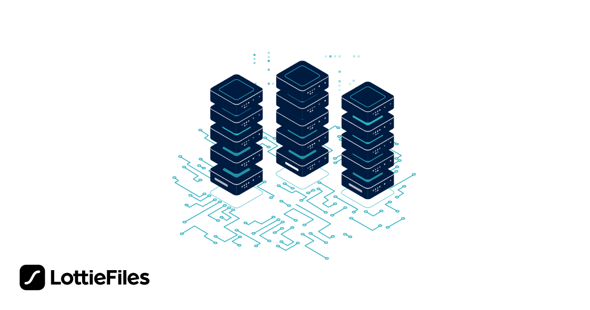 Free data center Animation by quentin | LottieFiles