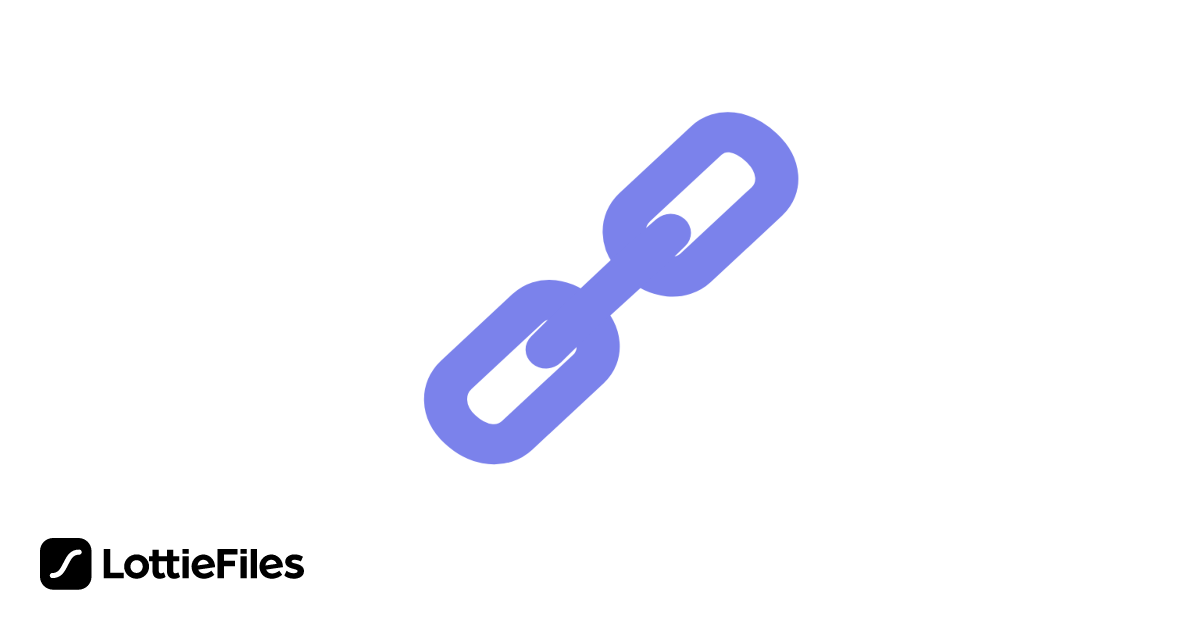 Free Blue Link Animation by EJ | LottieFiles