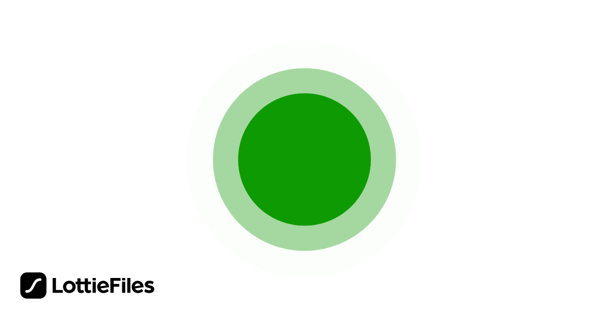 Free Green Button Animation by Easy | LottieFiles