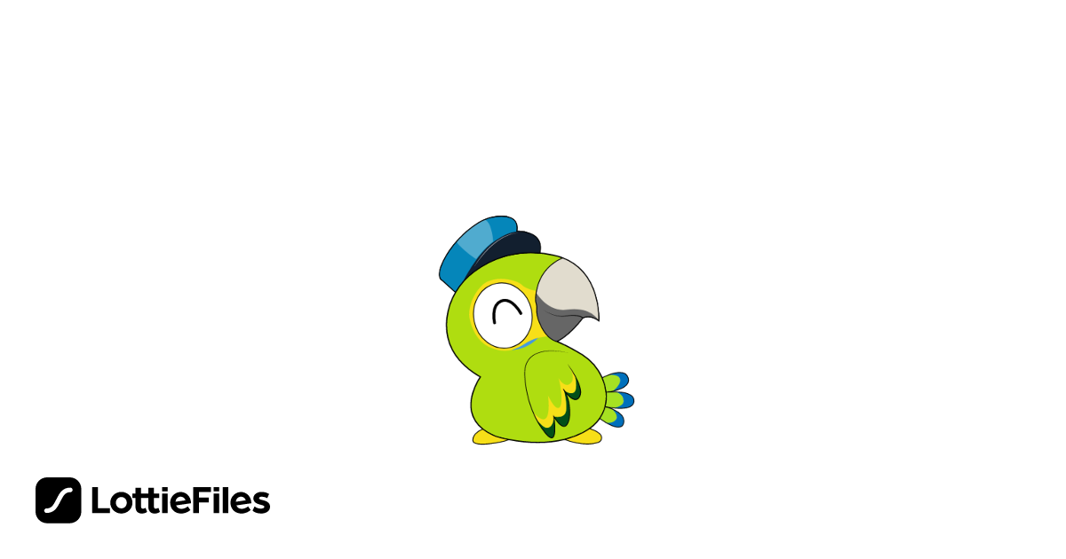 Free chibi parrot Animation by Al Emon | LottieFiles