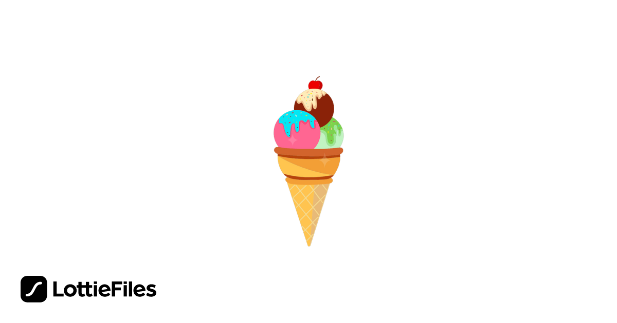 Free Ice cream Animation by Chondon | LottieFiles