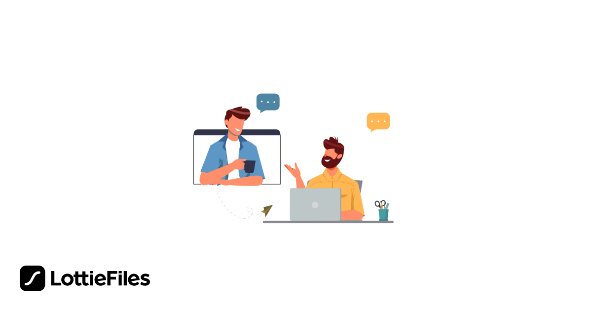 Free Virtual Meeting Animation by Ryan | LottieFiles