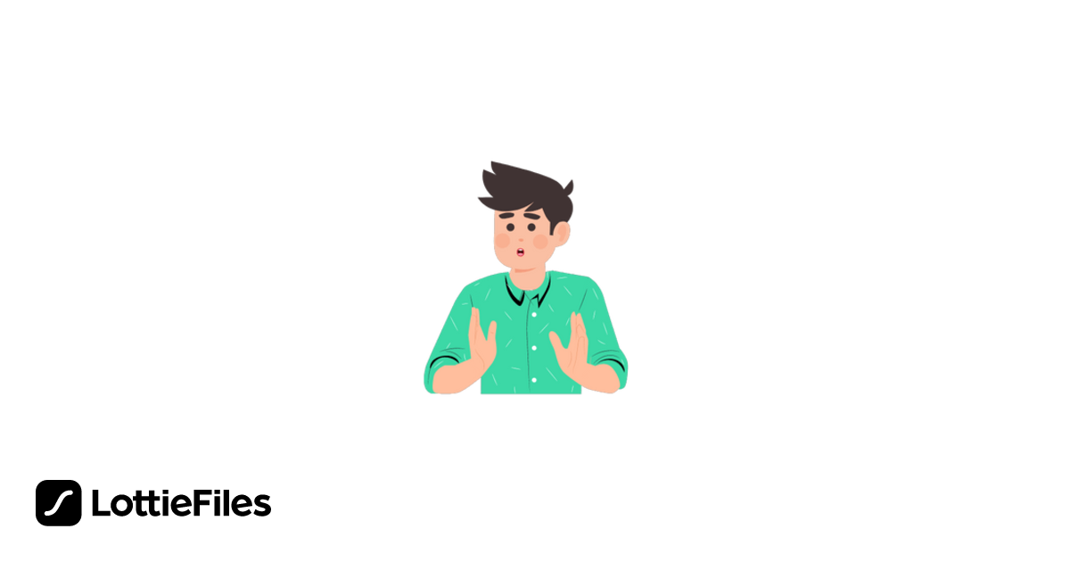 Free talking green man Animation by Naoya | LottieFiles