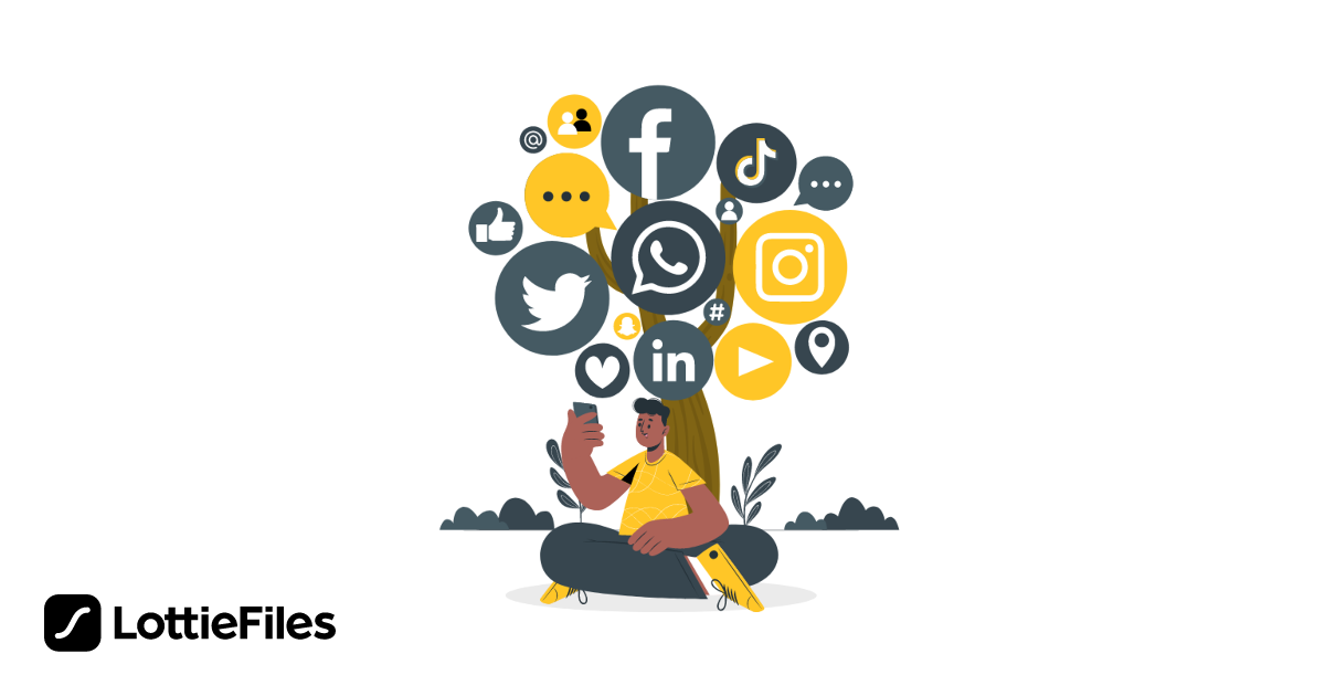 Free Social Media Influencer Animation by Nadeem Javed | LottieFiles