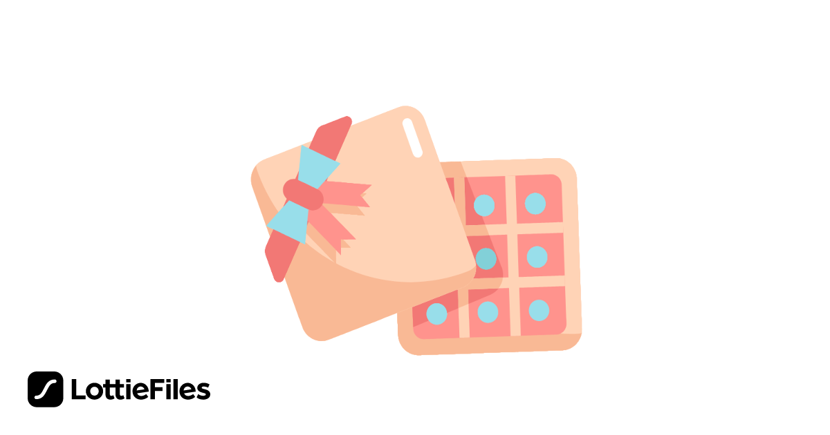 Free Chocolate Gift Box Animation Animation by Konkapp | LottieFiles
