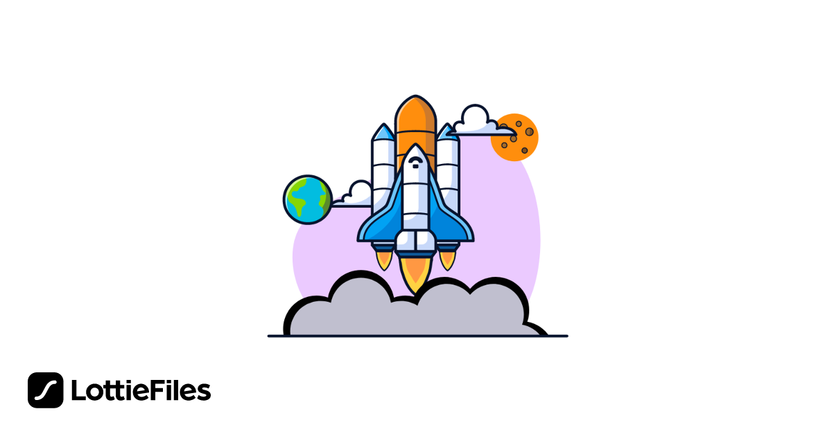 Free Space shuttle animation Animation by Abdul Latif | LottieFiles