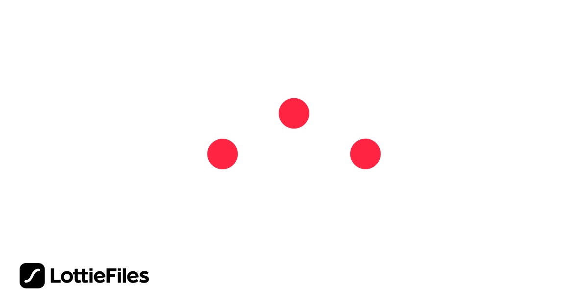 Free red dot loading Animation by Ray Zhao | LottieFiles