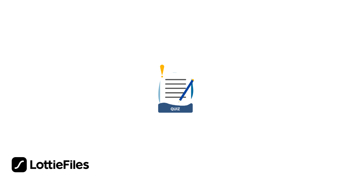 Free Quiz Animation by Yahya Setiawan | LottieFiles