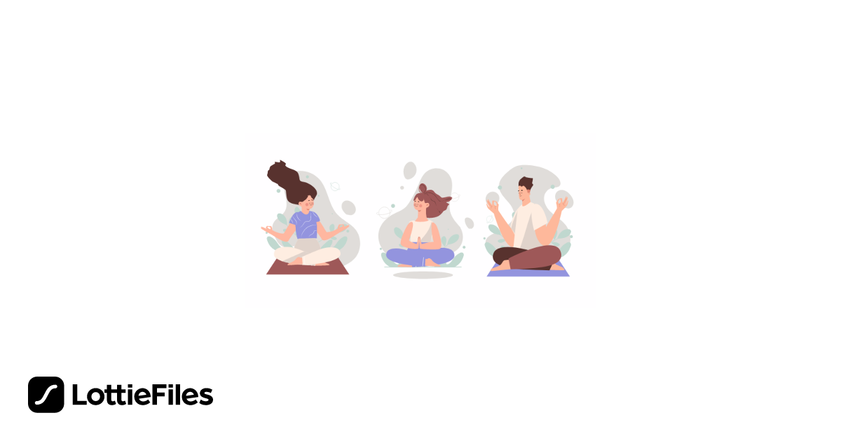 Free Meditation Animation by Maksim | LottieFiles