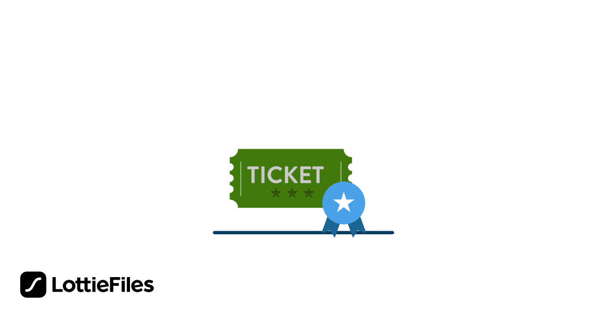 Free Ticket Animation by Piero Perilli | LottieFiles