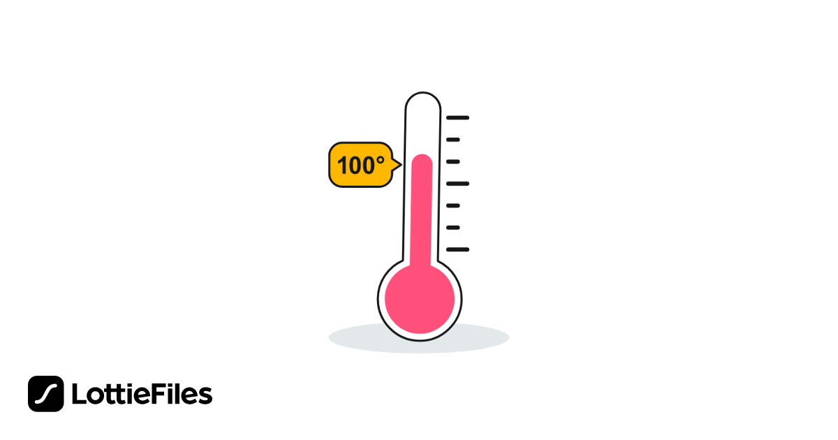 Free Temperature Meter Animation by LottieFiles | LottieFiles
