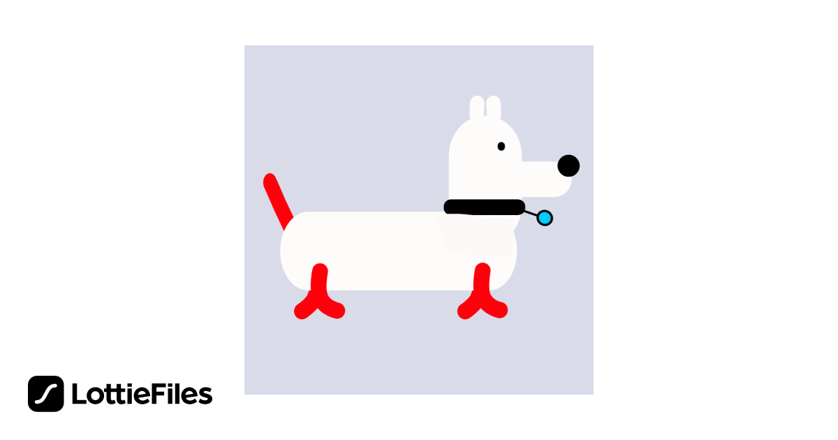 Free Walking dog Animation by Anna Mazurkevich | LottieFiles