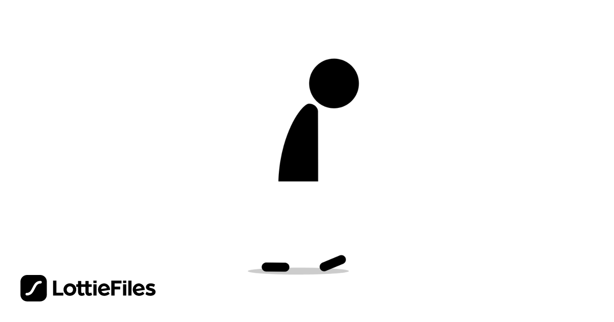 Free Sad walking Animation by Abdul Latif | LottieFiles