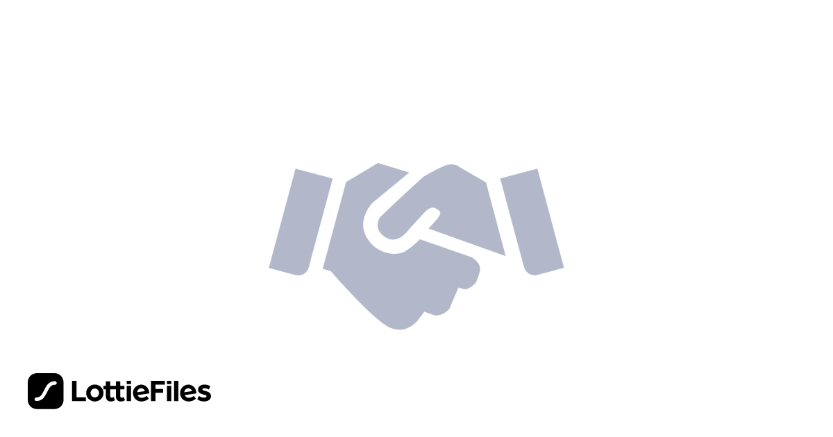 Free Handshake icon Animation by Jesús Fernández | LottieFiles