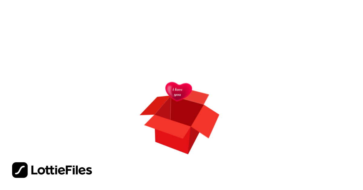 Free HEART BOX Animation by Abdul Rahman Hassan | LottieFiles
