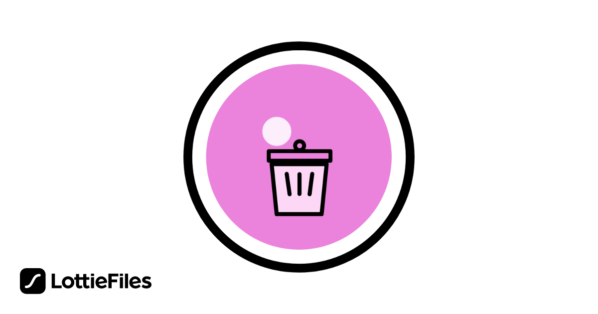 Free Trash Animation Animation by Hugo Nilès | LottieFiles