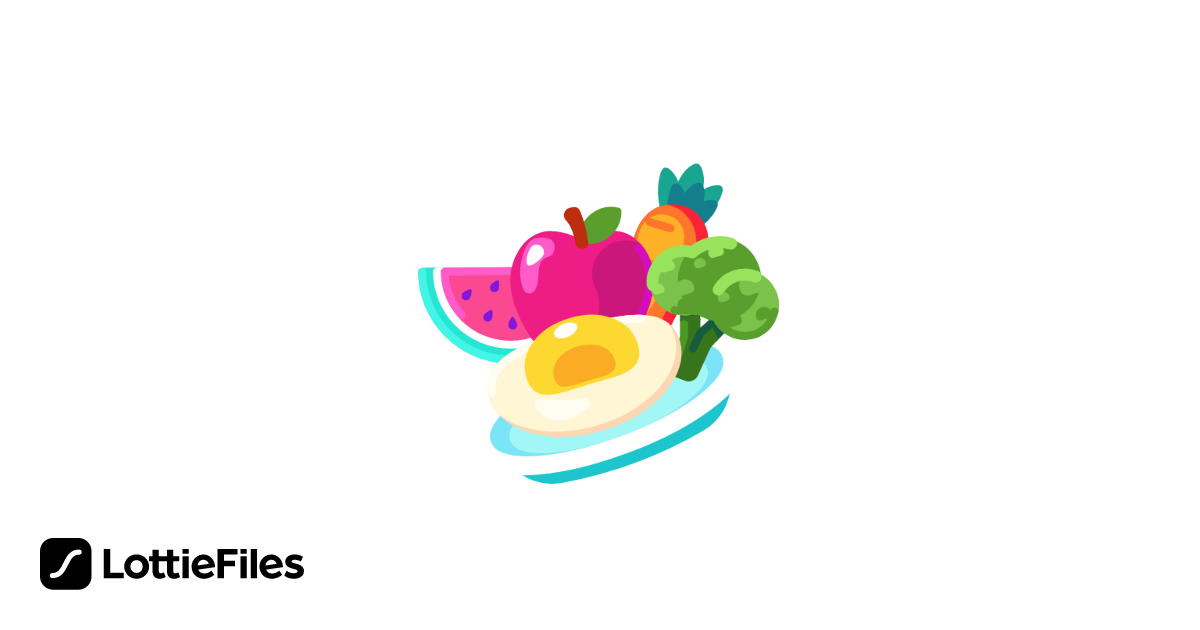 Free Healthy food for diet & fitness Animation by Haikal | LottieFiles