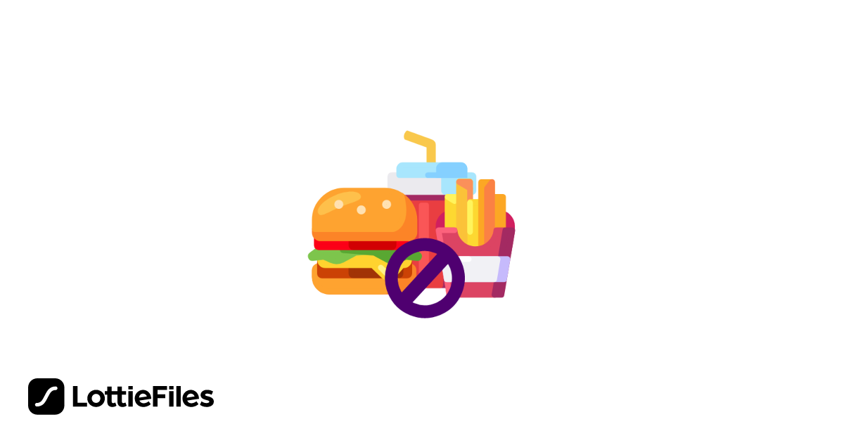 Free Foods Not to Eat for dieting Animation by Haikal | LottieFiles