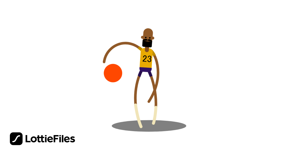 Free Basketball Animation by Bashir | LottieFiles