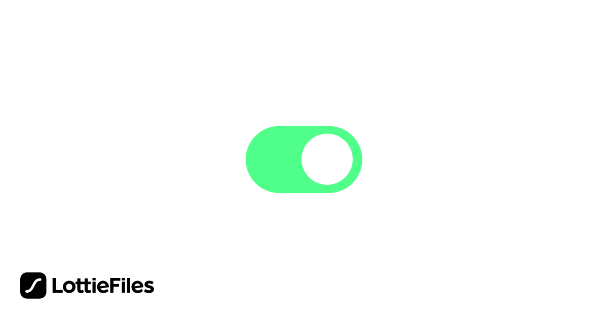 Free Toggle Button Animation by Yogesh Pal | LottieFiles