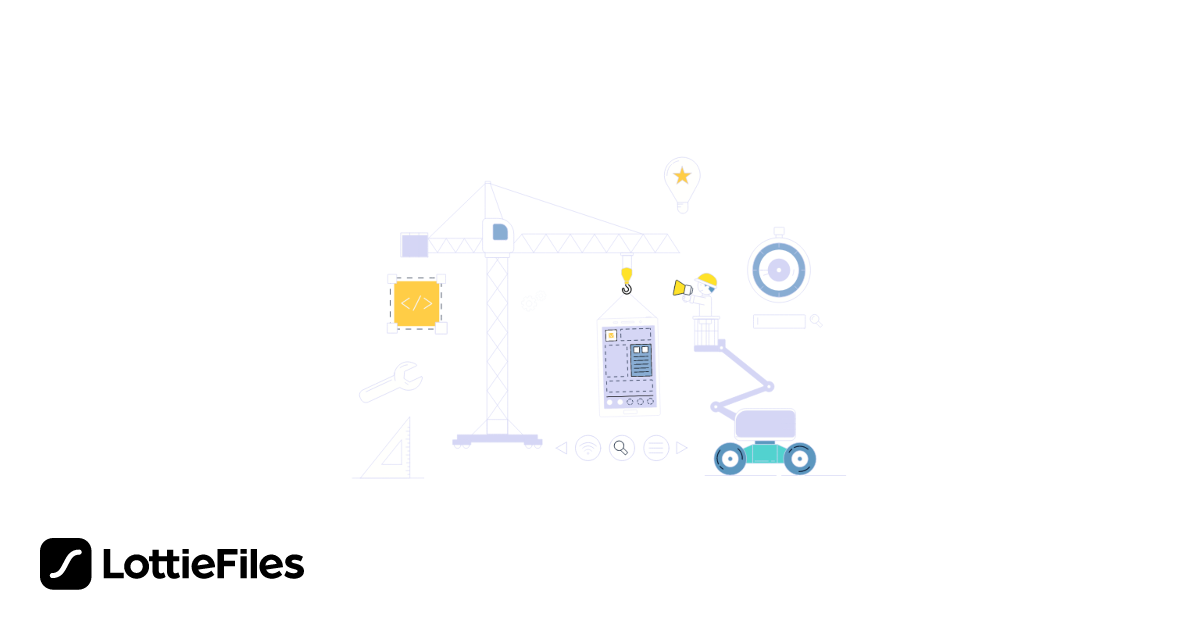 Free Website under construction Animation by Saif Rahman | LottieFiles