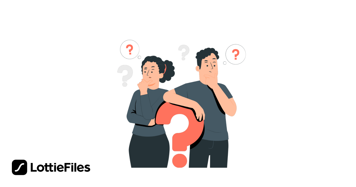 Free two-people-thinking Animation by bitsbytes | LottieFiles