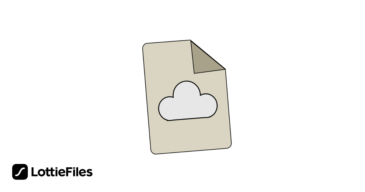 Free cloud Animation by Anwar | LottieFiles