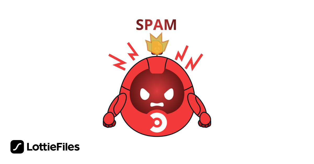 Free DON'T SPAM Animation by Afif | LottieFiles