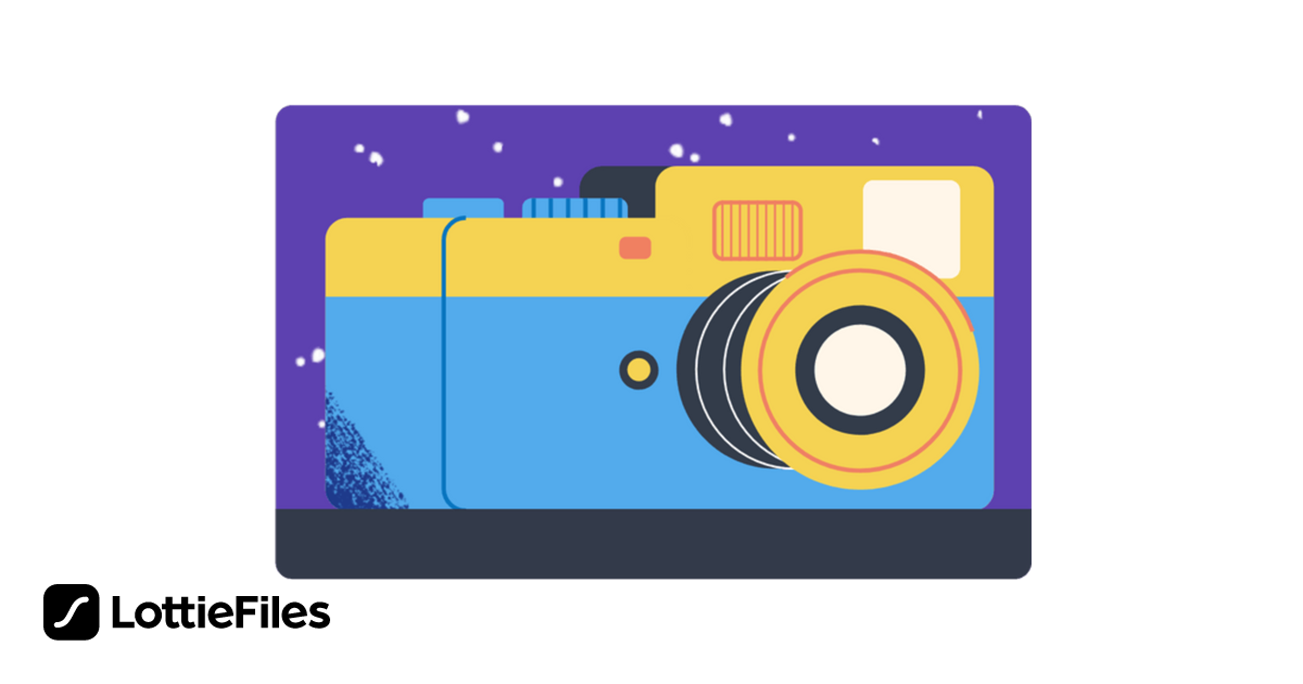 Free Camera Snap Animation by Bradley | LottieFiles