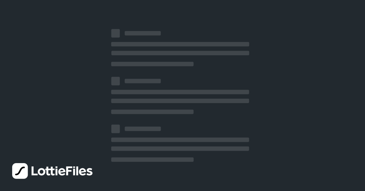 Free Skeleton State Animation by Brandon Pennington | LottieFiles