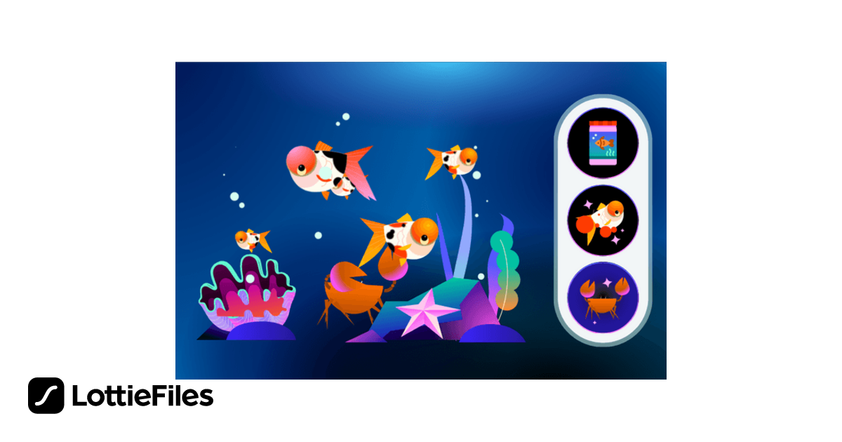 Free Free Interactive Fish Game Animation by LanaNguyen | LottieFiles
