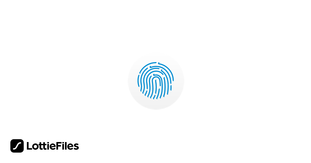 Free Blue Version of Biometrics Animation by melissagestido | LottieFiles