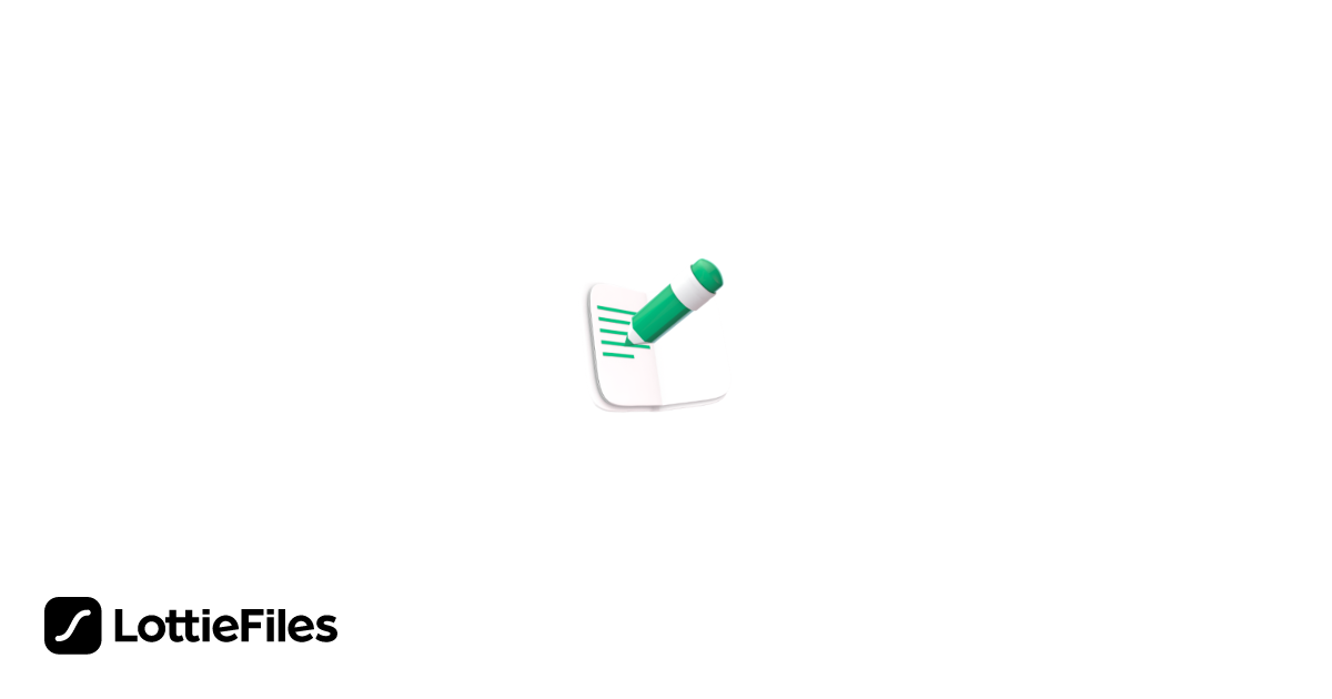 Free Notepad Animation Animation by Leandro Barros | LottieFiles
