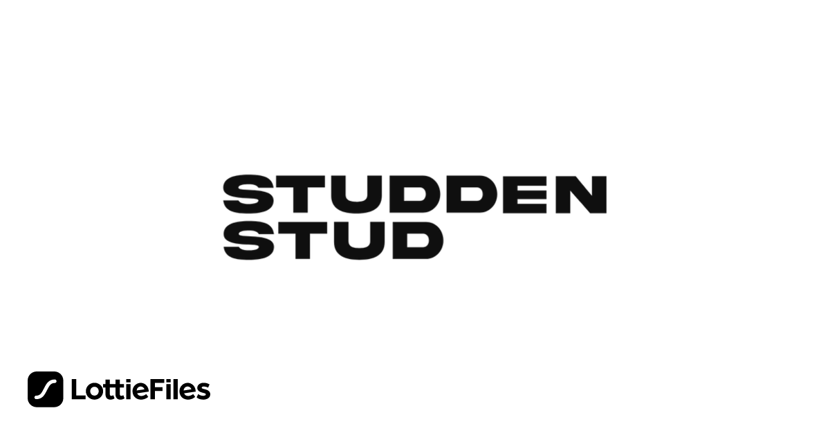 Free Studden Studios Logo Animation Animation by Craig | LottieFiles