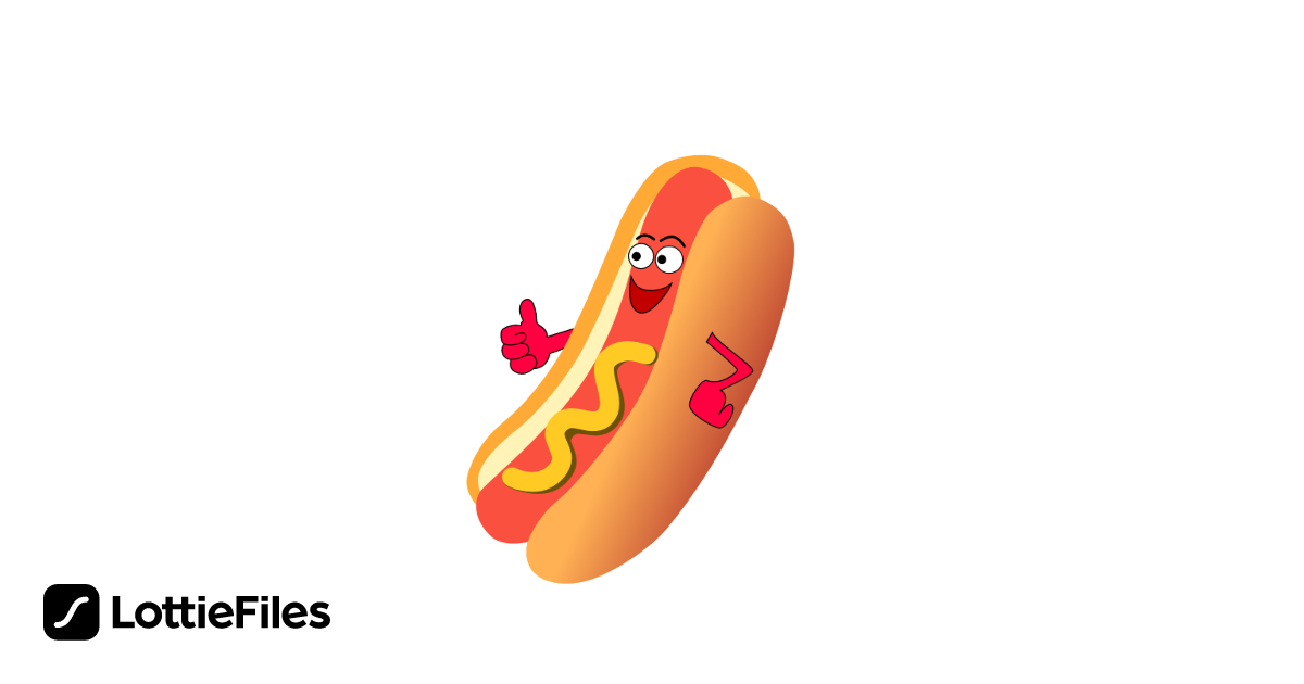 Free Hot Dog Man Animation by Christopher Packer | LottieFiles