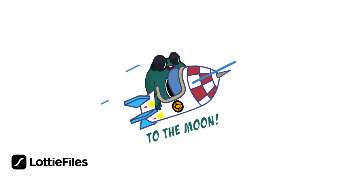 Free Frog to the moon Animation by Mehmet Gülcü | LottieFiles