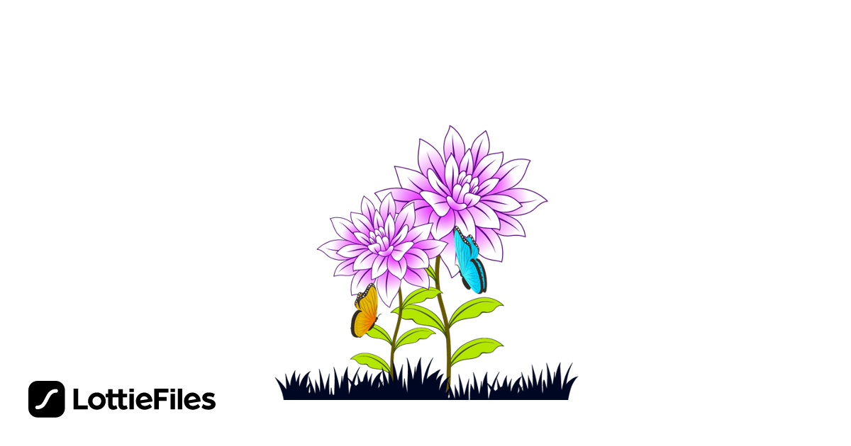 Free Blooming Flowers Animation by Brian | LottieFiles