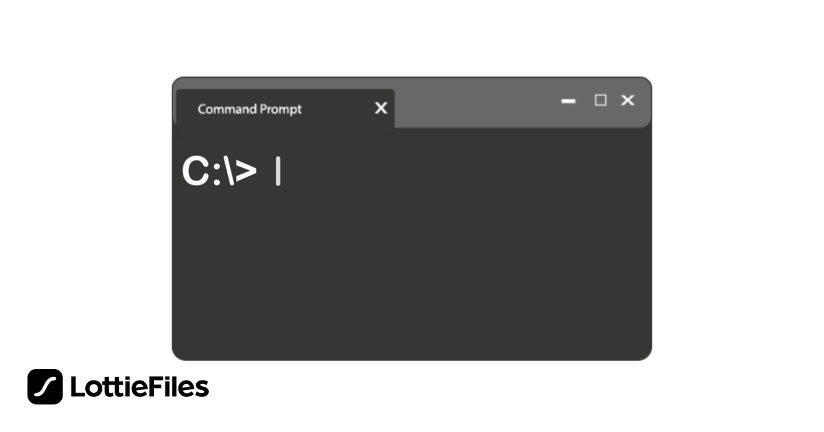 Free Command Prompt Animation by 加油 | LottieFiles