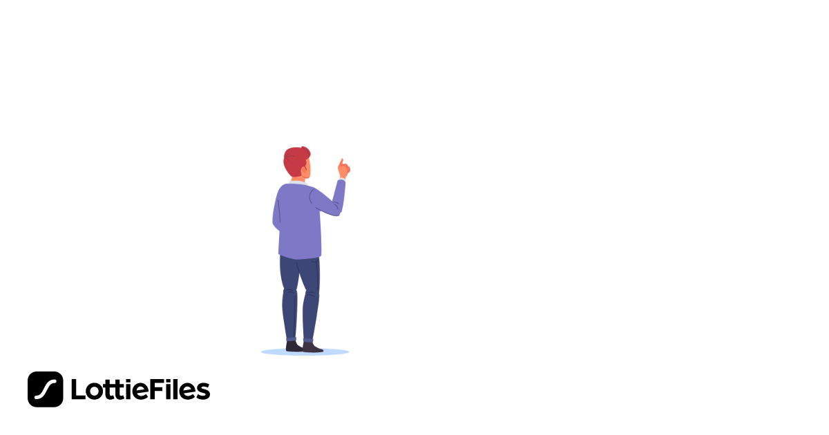 Free MAN TOUCH SCREEN Animation by Utpal Kant | LottieFiles