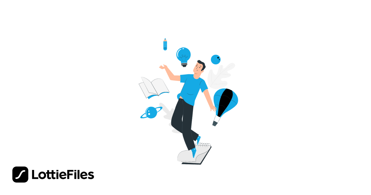 Free Education Blue Animation by Giorgio Leonardi | LottieFiles