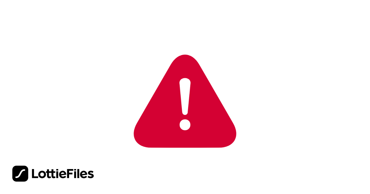 Free Alert Animation by Nick | LottieFiles