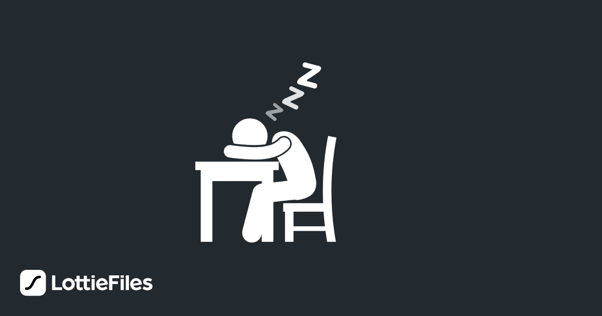 Free Sleep/Study Animation by Tim Powell | LottieFiles