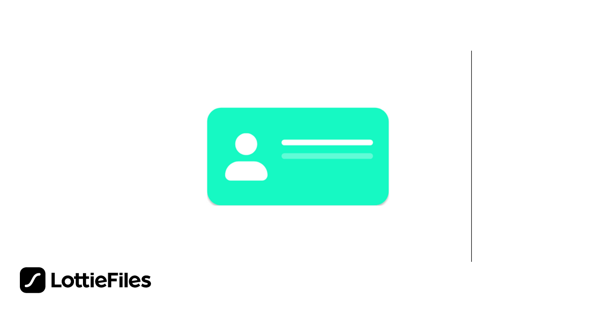 Free ID Card Animation by Hridoy Dhar | LottieFiles