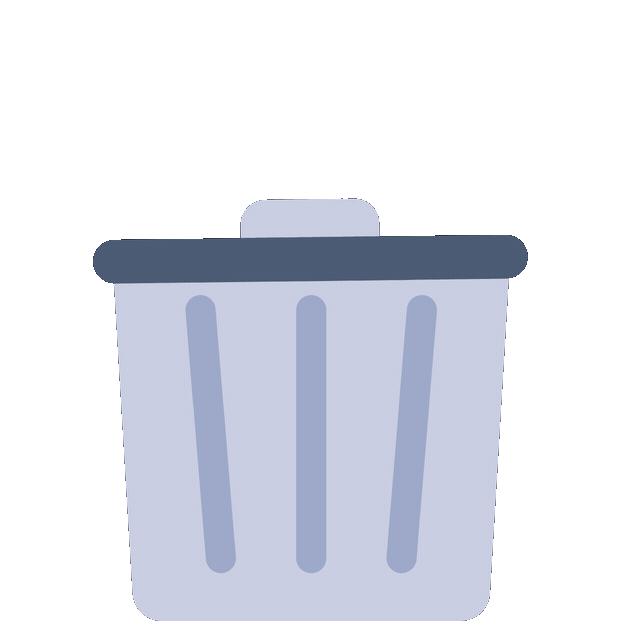 Overflowing Trash Can Gif