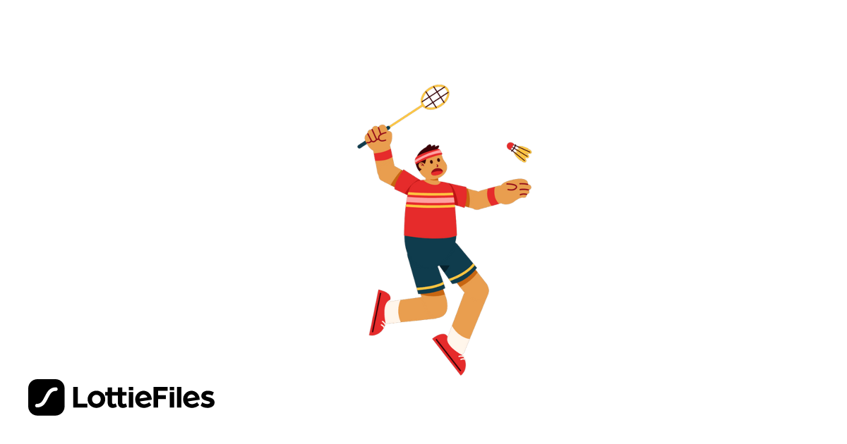 Free Badminton_Player_Character3 Animation by alaik | LottieFiles