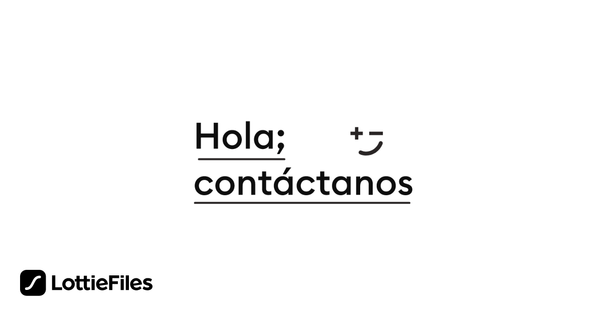 Free hola Animation by Erick Minchan Clavo | LottieFiles